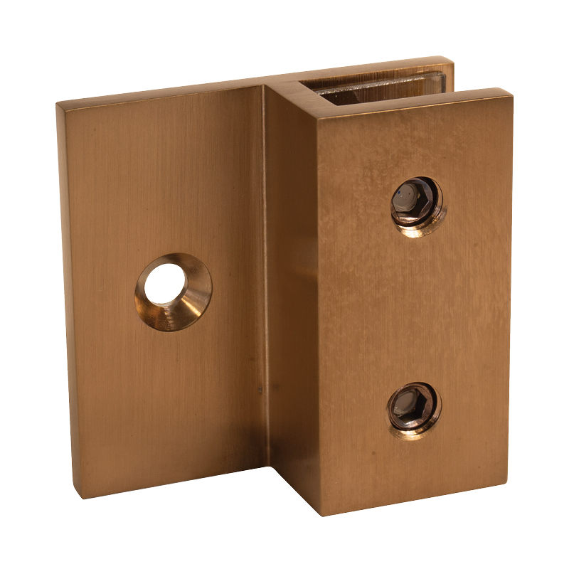 Frameless Direct - Glass to Wall Bracket with Inline Wall Fixing ...
